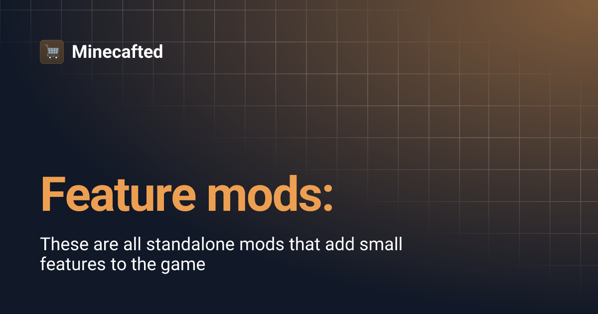 Feature mods: | Minecafted